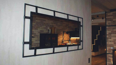 Рамка для зеркала из металла от производителя Гласс-Мемори | Лофт ...